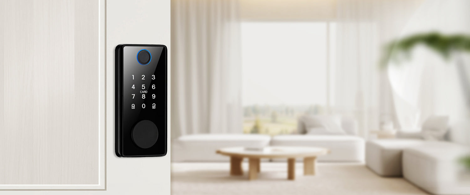 DS01 Smart Deadbolt Lock 6 Unlocking Ways – Pulido Smartlock