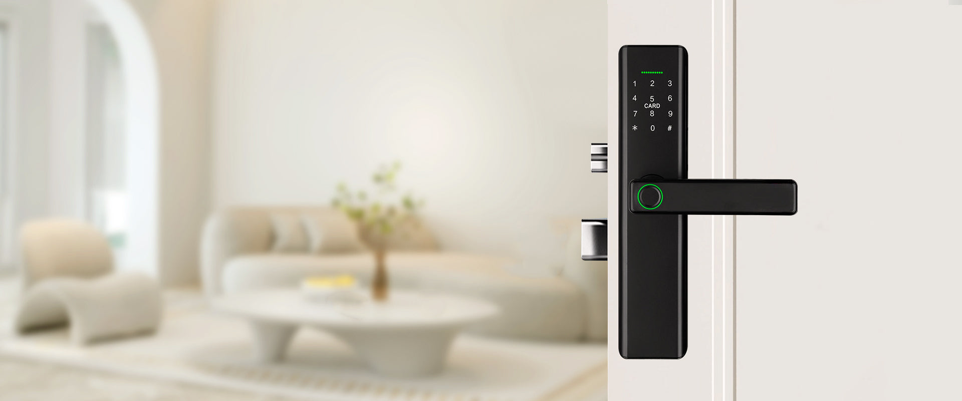 P13 Smart Lever Lock 5 Unlocking Ways – Pulido Smartlock